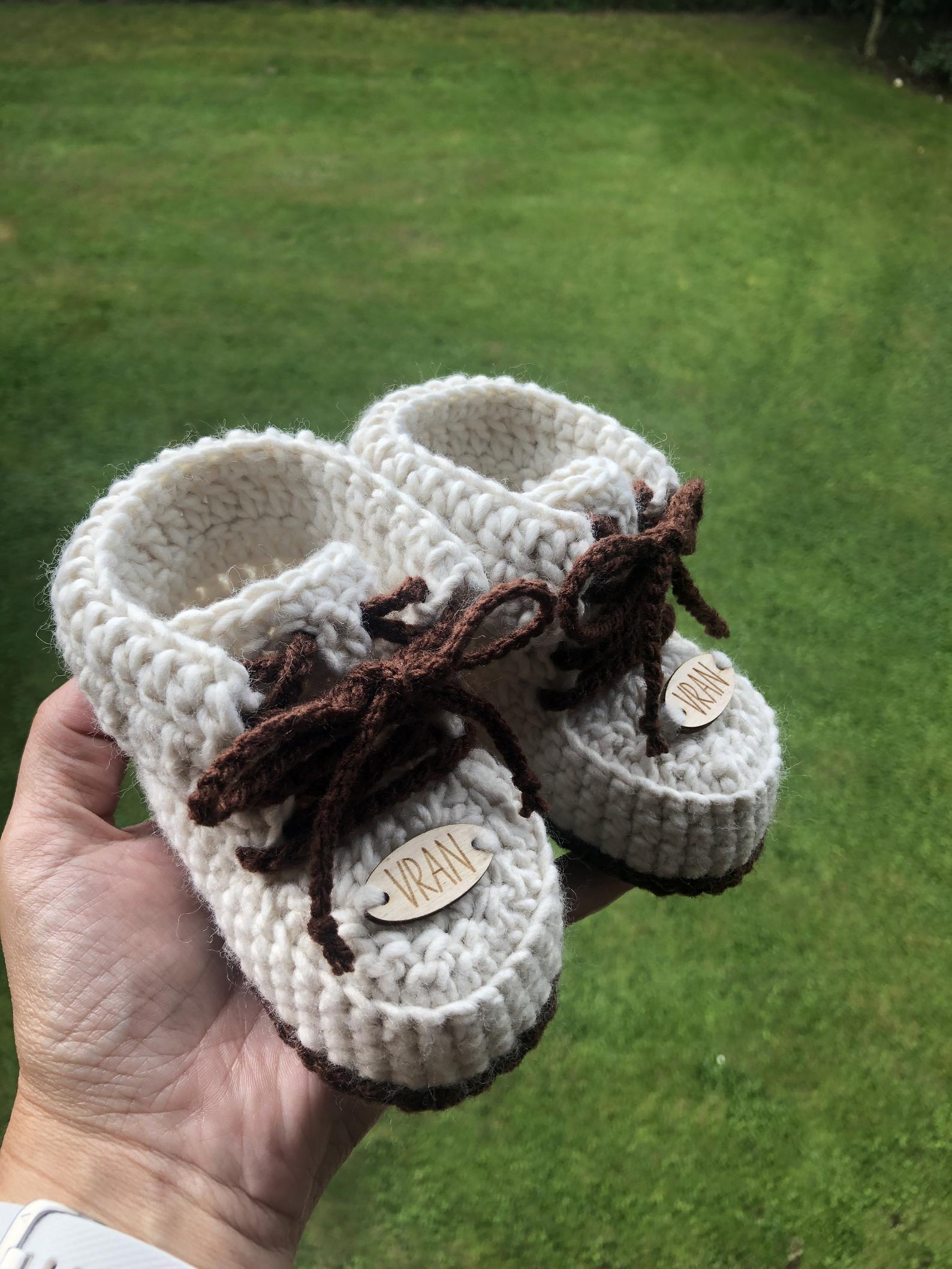 Baby Personalised Booties, Sneakers, Baby Shower Gift, Newborn Gift ...